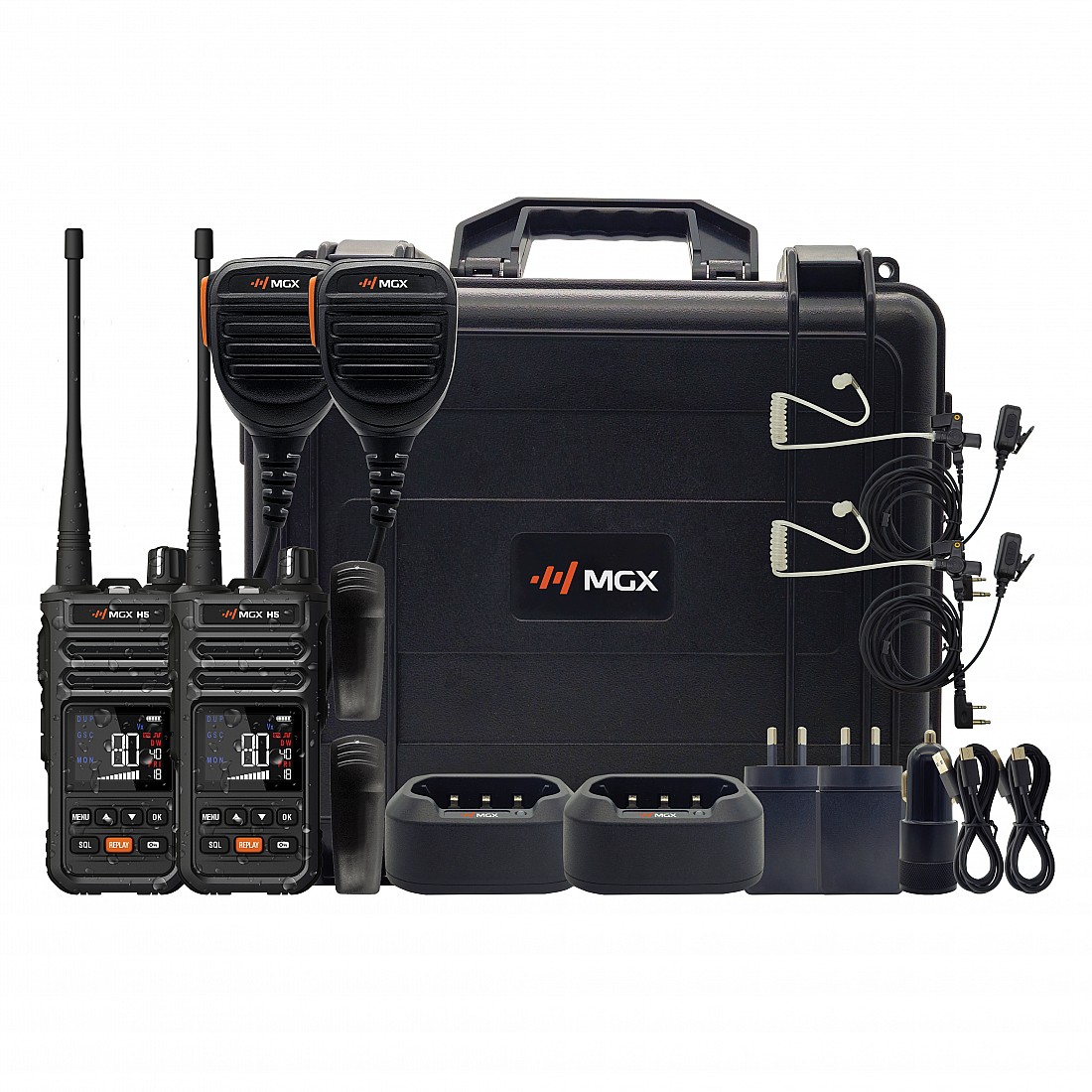MGX H5-2TP 5W 80 Channel UHF CB Tradie Pack